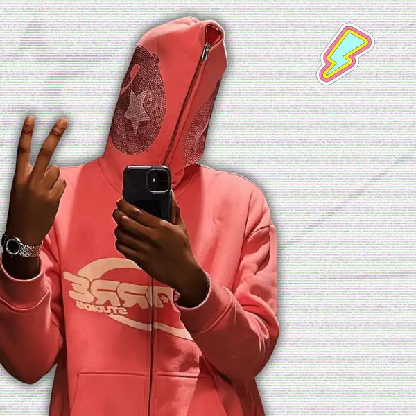 Pink Y2K Hoodie | Y2K Cyber - Y2K Style