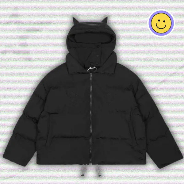 Y2K Devil Horn Puffer | Y2K Cyber - Y2K Style