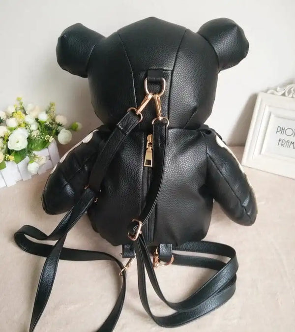 Y2K Skeleton Bear Backpack | Y2K Cyber - Y2K Style