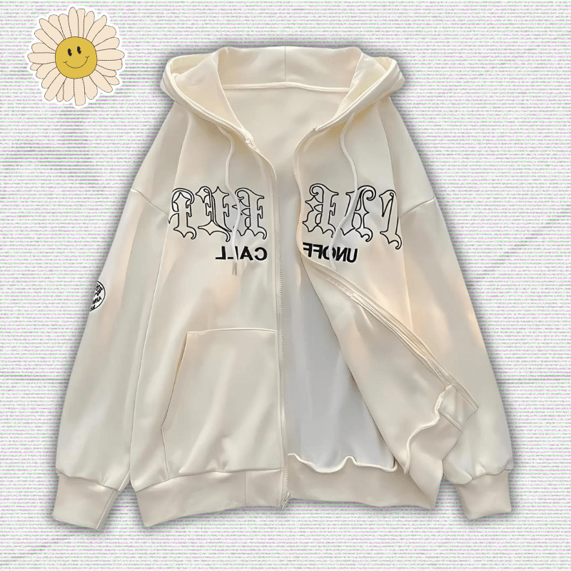 Brown Zip Up Hoodie Y2K | Y2K Cyber - Y2K Style